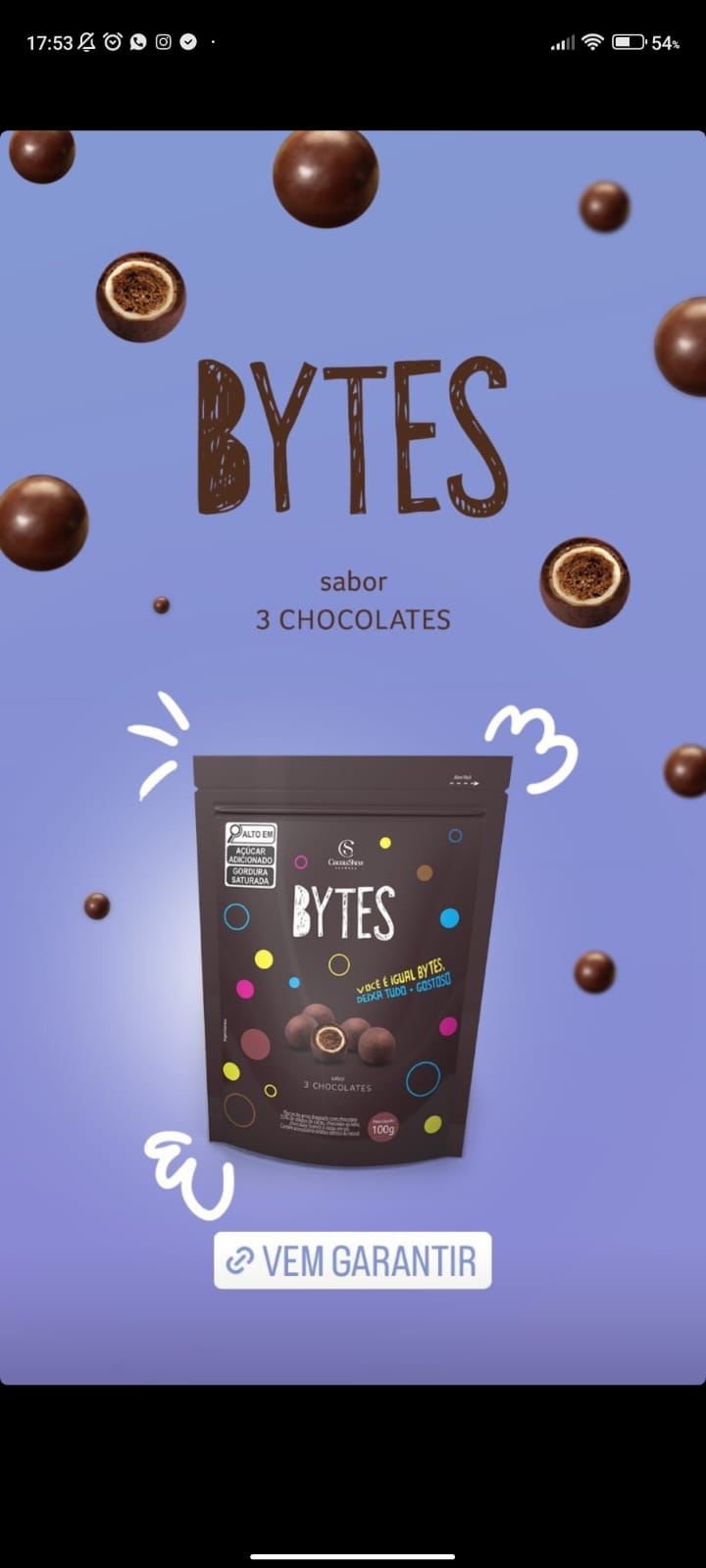 Bytes da Cacau Show, novidade com vários sabores e embalagens com ...